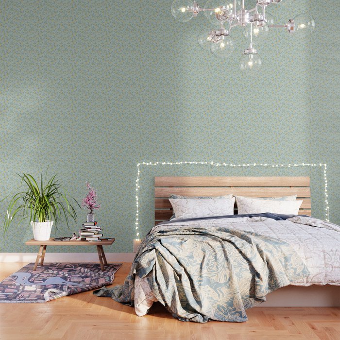 William Morris Lemon Tree Wedgewood Blue Wallpaper by Archipelago ... William Morris Lemon Tree Wedgewood Blue Wallpaper by Archipelago ...