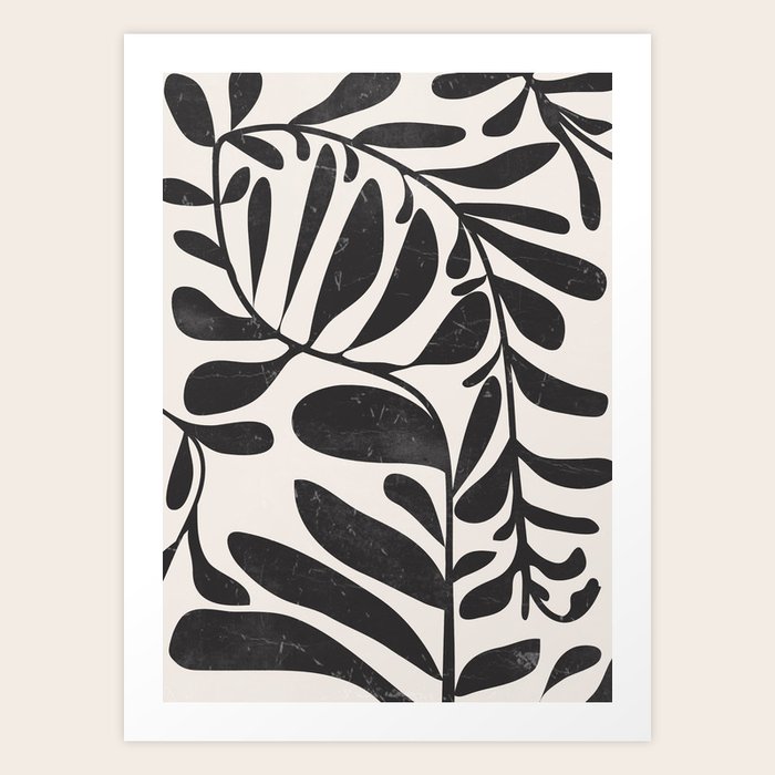 Abstract Plant 3 Art Print by thindesign | Society6