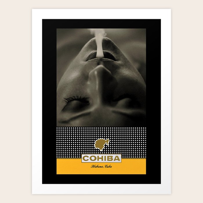 Cohiba Cuban Habanos Cigars Aficionado Vintage Advertisement Poster ...