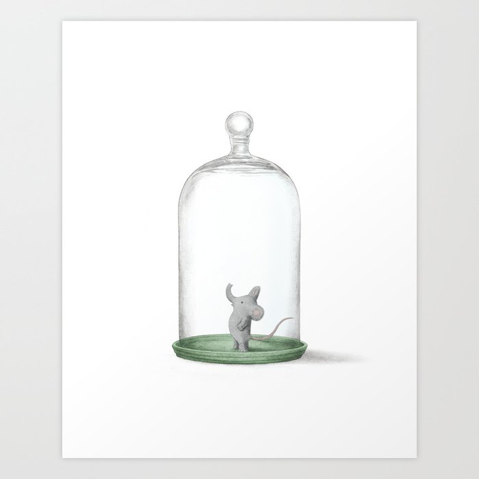 The Barnabus Project - Glass Prison Art Print by Terry Fan | Society6