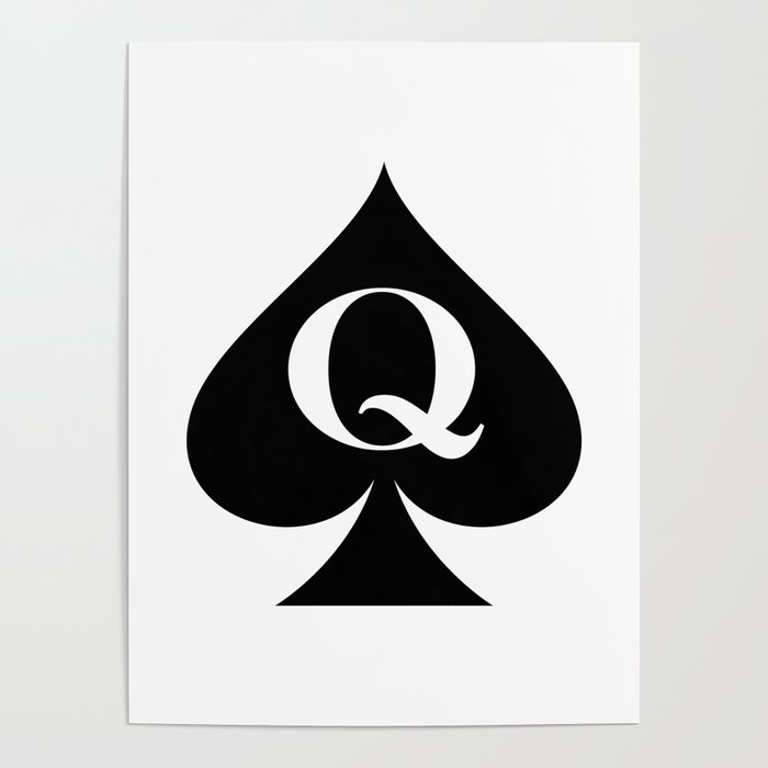 Cuckold Queen of spades or hotwife symbol Poster by PhotoStudioHolland ...