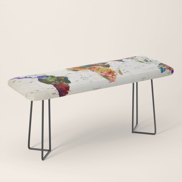 map Bench by Mark Ashkenazi | Society6